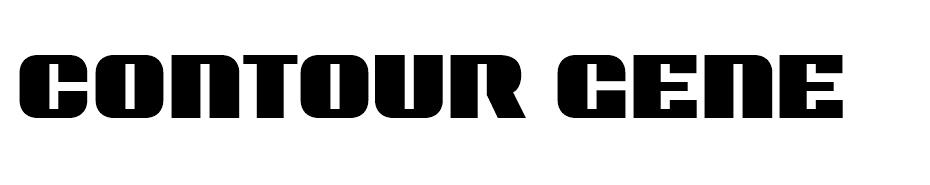 Contour Generator Font font - Contour Generator Font font download