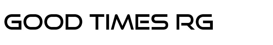 Good Times font - Good Times font download