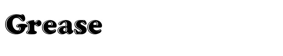 Grease font - Grease font download