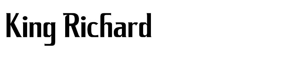 King Richard Font Ailesi font - King Richard Font Ailesi font download
