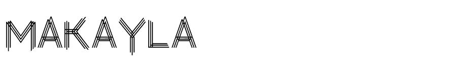 Makayla font - Makayla font download