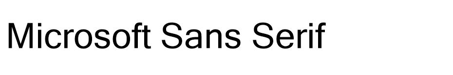 Microsoft Sans Serif font - Microsoft Sans Serif font download