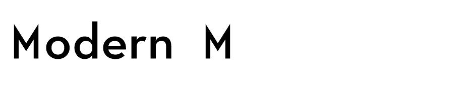 Modern M font - Modern M font download