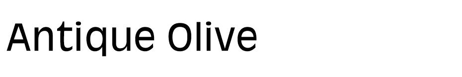 Antique Olive font - Antique Olive font download