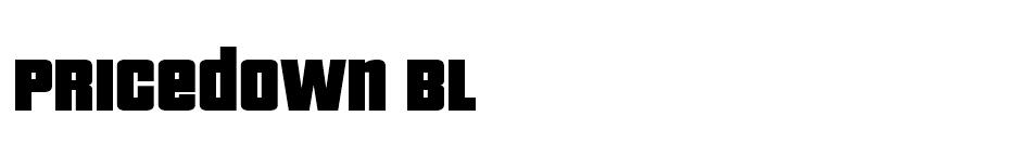 Pricedown Font font - Pricedown Font font download
