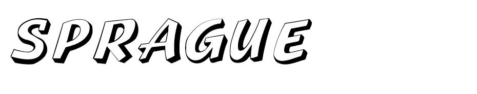 Sprague font - Sprague font download