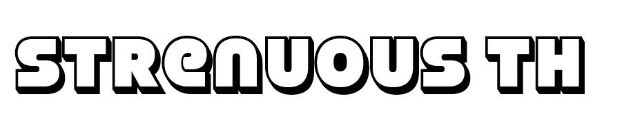 Strenuous Font Ailesi font - Strenuous Font Ailesi font download