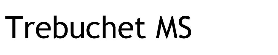 Trebuchet MS font - Trebuchet MS font download