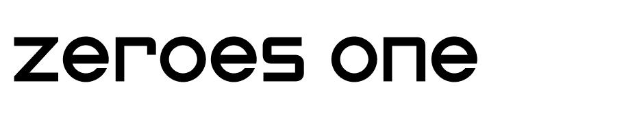 Zeroes Font font - Zeroes Font font download