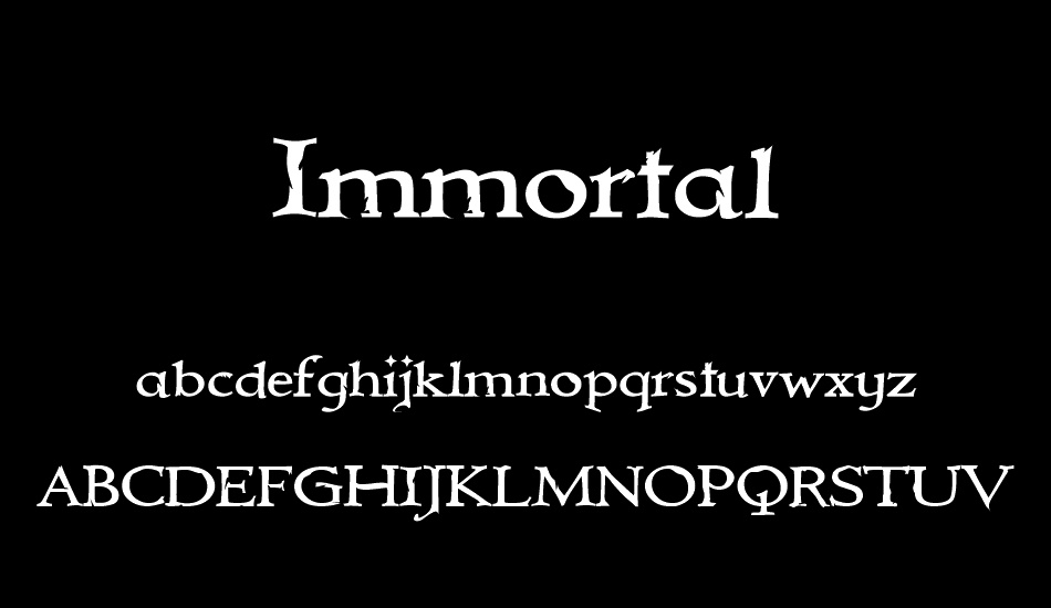 Immortal font - Font Tr