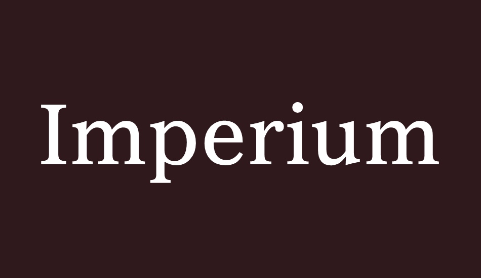 Imperium font - Font Tr