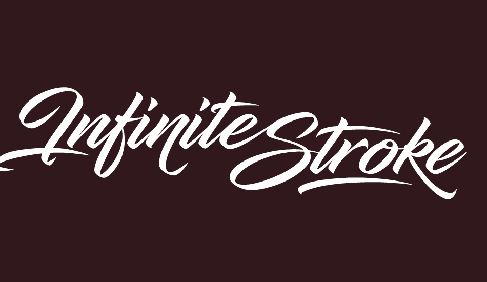 Infinite Stroke font - Font Tr