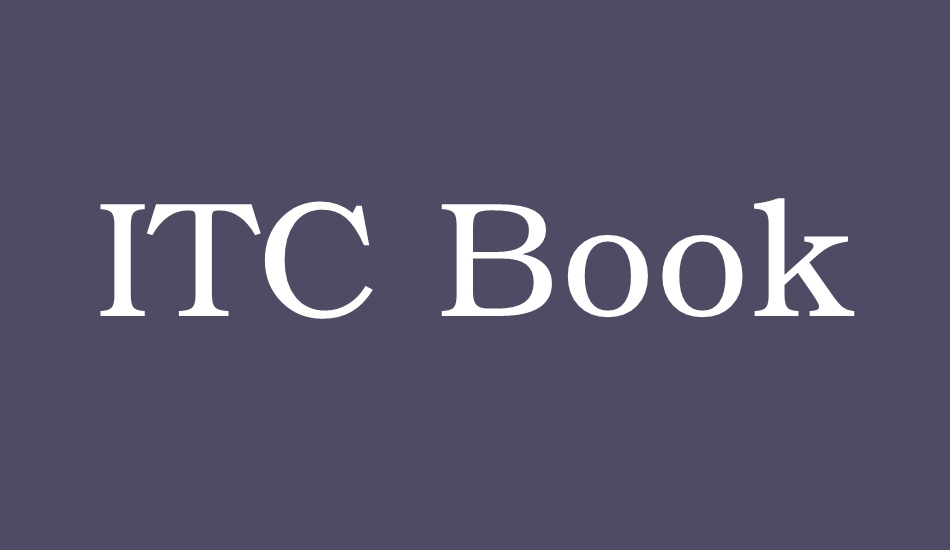 ITC Bookman Light font - Font Tr