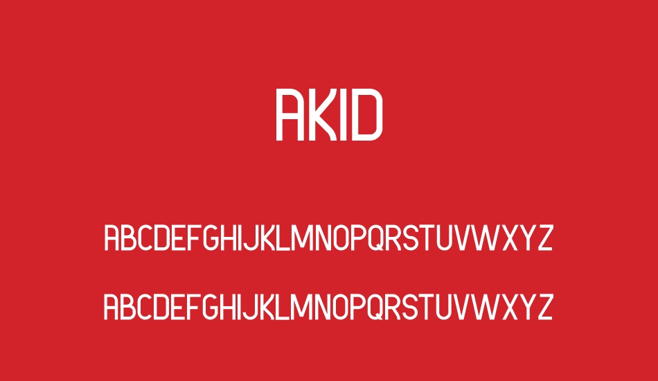 Akid font - Font Tr