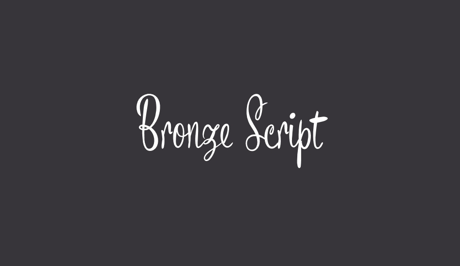 Bronze Script Font Bronze Script Font Download