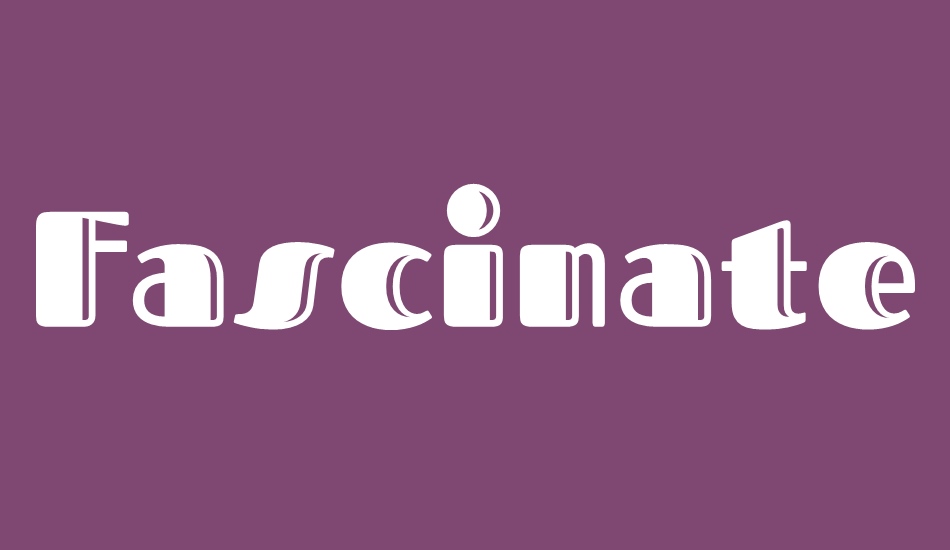 Fascinate Inline font - Font Tr