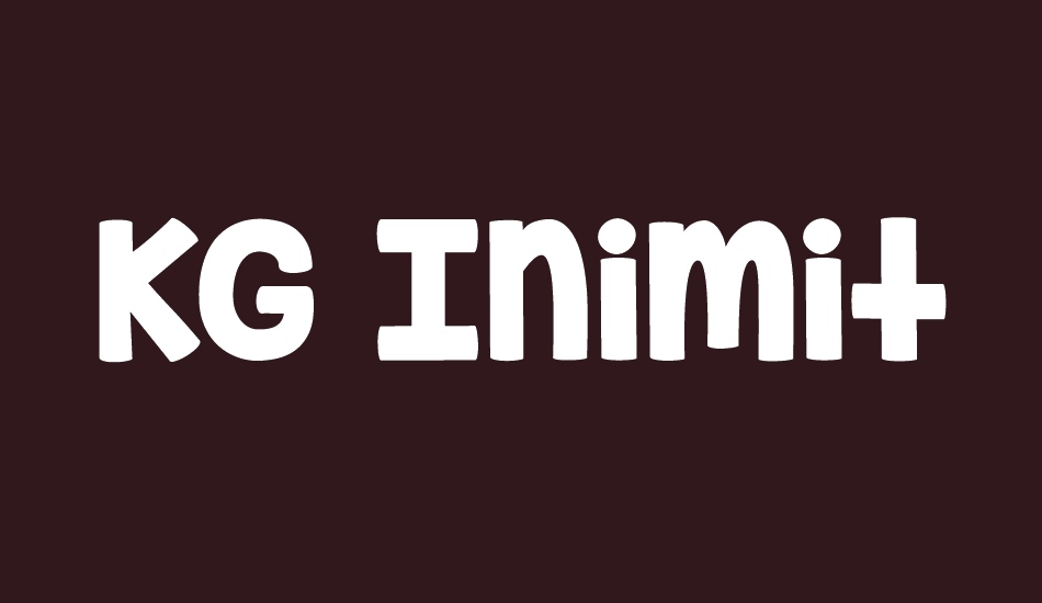 KG Inimitable Original font - Font Tr