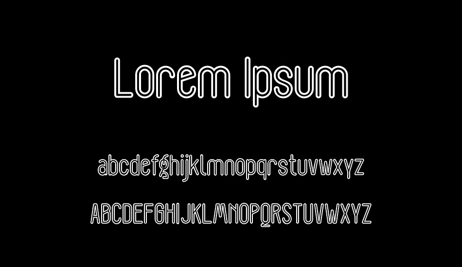 Lorem Ipsum font - Font Tr