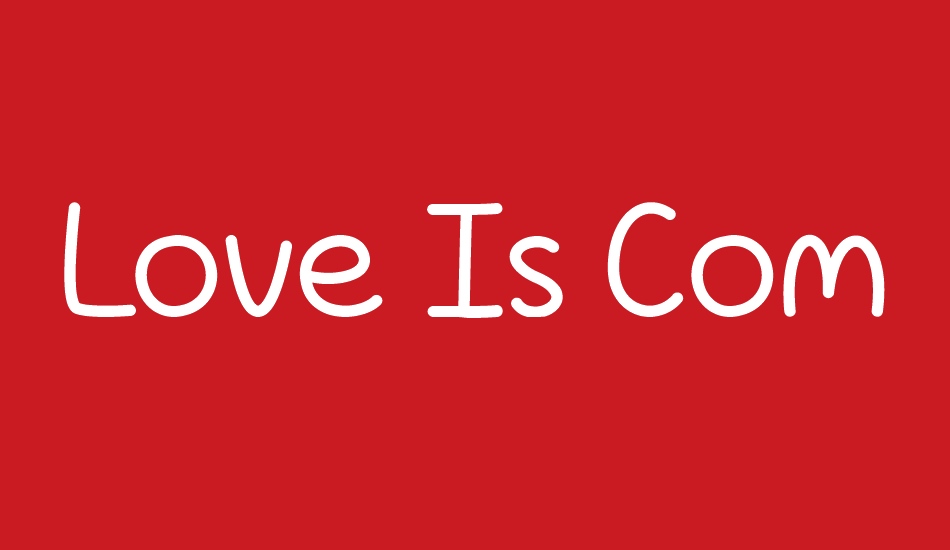 Love Is Complicated Again Font font - Font Tr