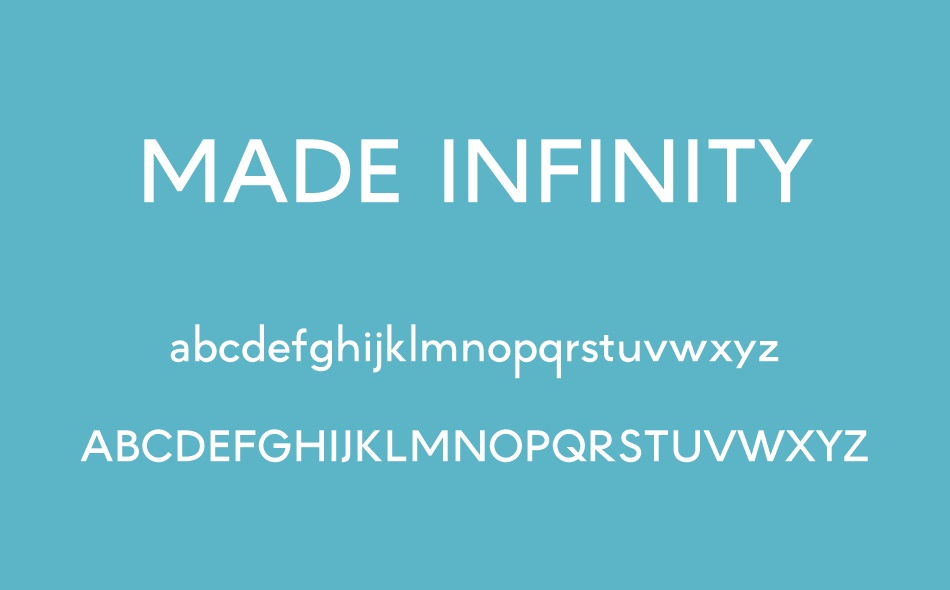Made Infinity font - Font Tr