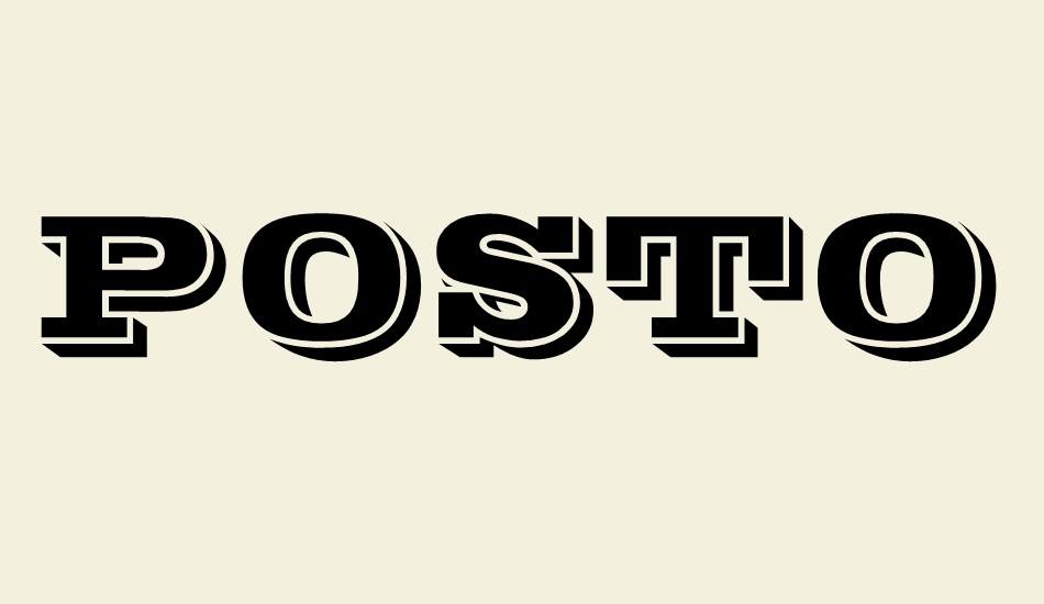 POSTOFFICE font - Font Tr