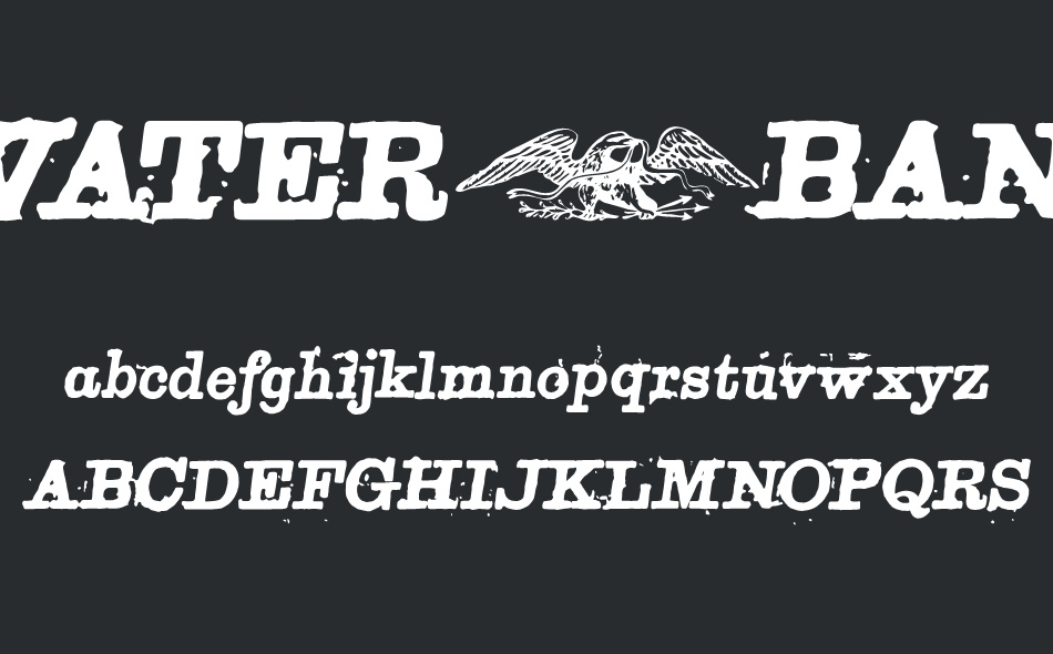 Redwater Banker font - Font Tr