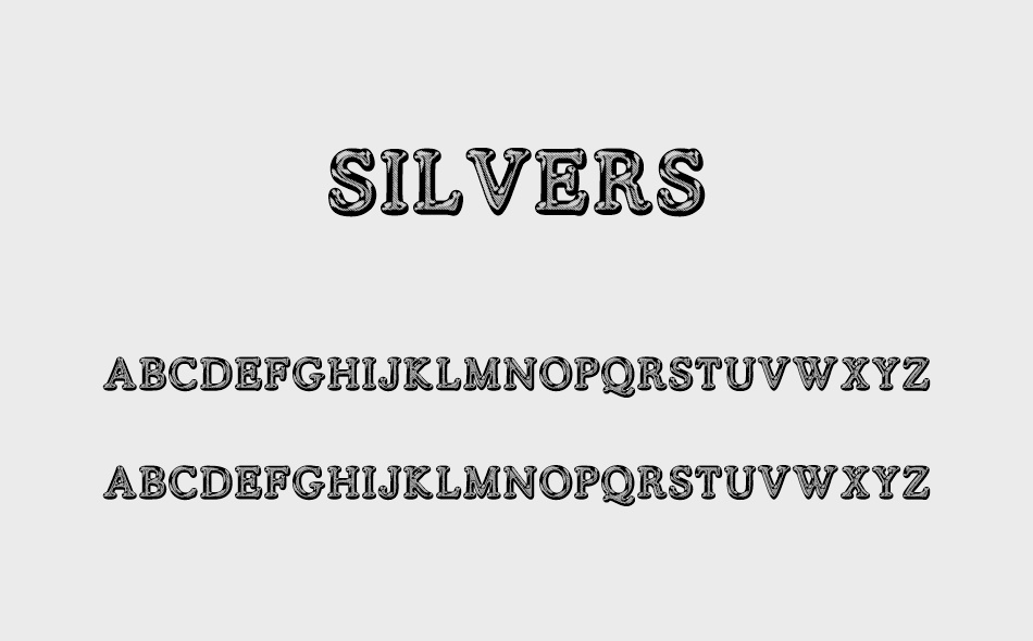 Silvers font - Font Tr