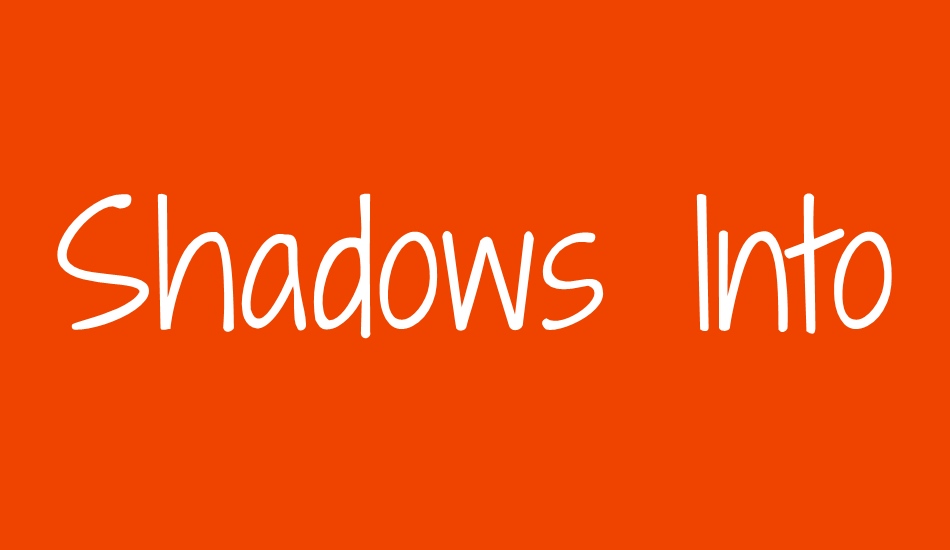 Shadows Into Light Two font - Font Tr