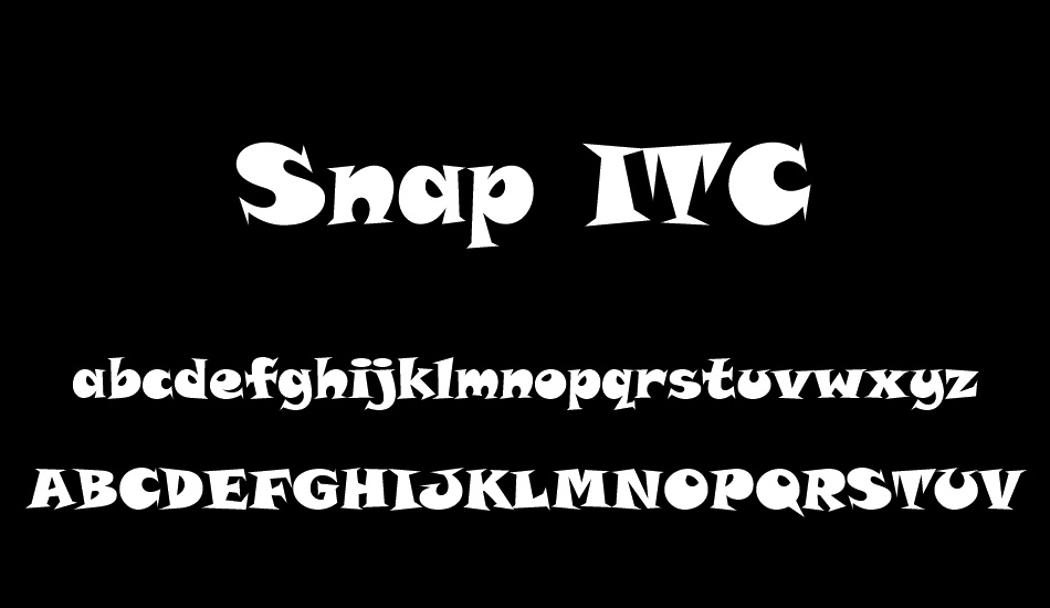 Snap ITC font - Font Tr
