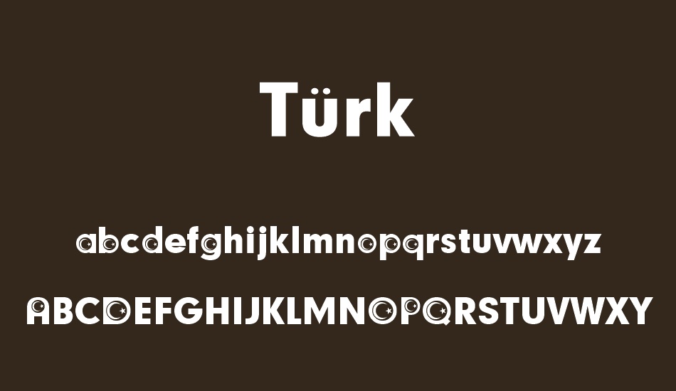 Turk font - Font Tr