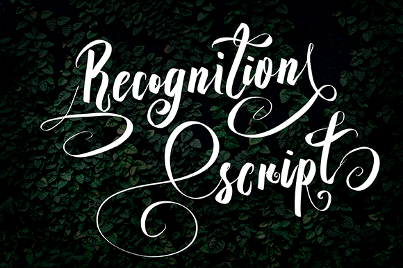 Recognition Script Font Recognition Script Font Download